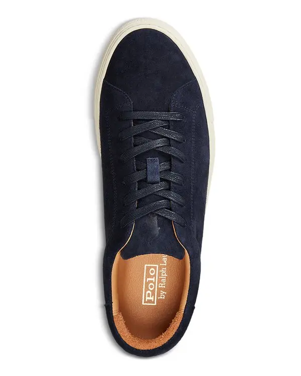 Polo Ralph Lauren Jermain Ii Leather Low Top Sneakers