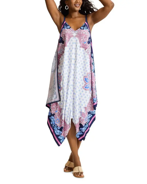 Tommy Bahama Paisley Daze Scarf Cover Up Dress