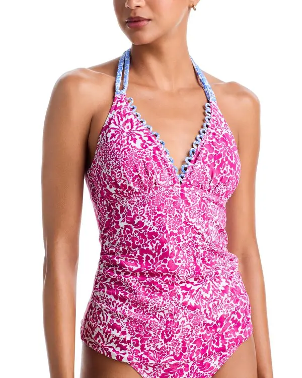 Tommy Bahama Paisley Daze Reversible Halter Swim Top