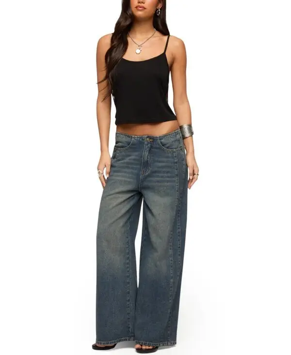 EDIKTED Elia Low Rise Baggy Jeans