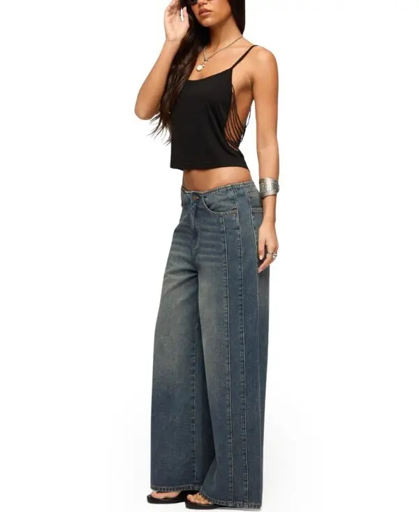 EDIKTED Elia Low Rise Baggy Jeans