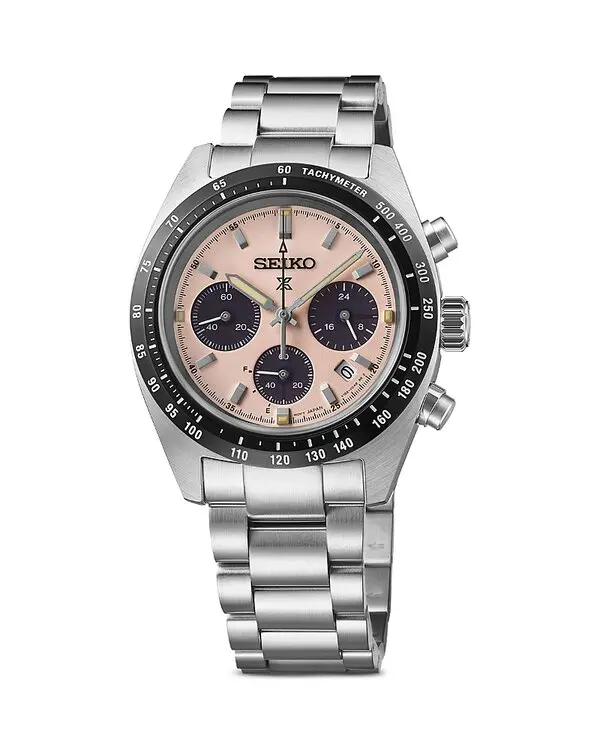 SEIKO Prospex Speedtimer Solar Chronograph Watch - Silver