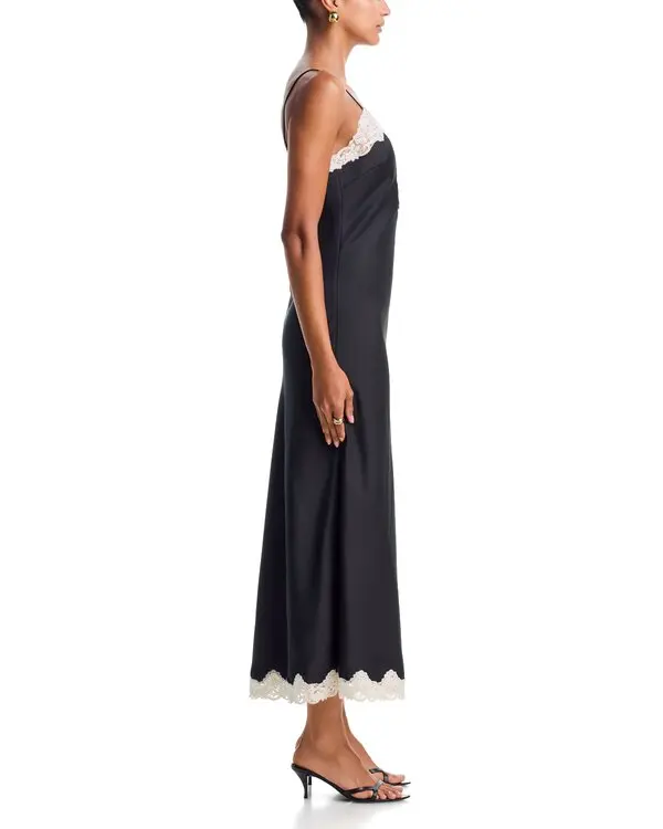 LoveShackFancy Lomira Slip Dress