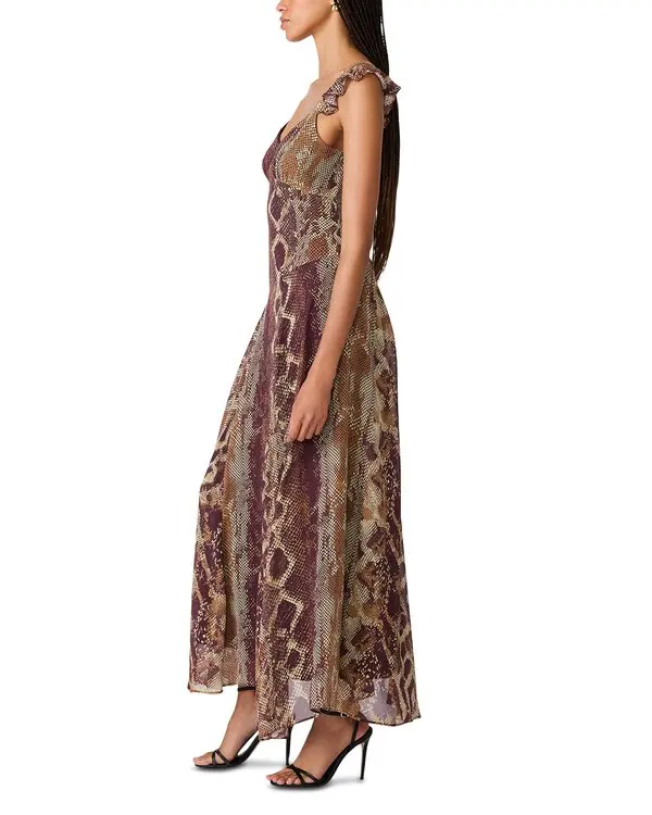 Steve Madden Ruffled Strap Maxi Dress