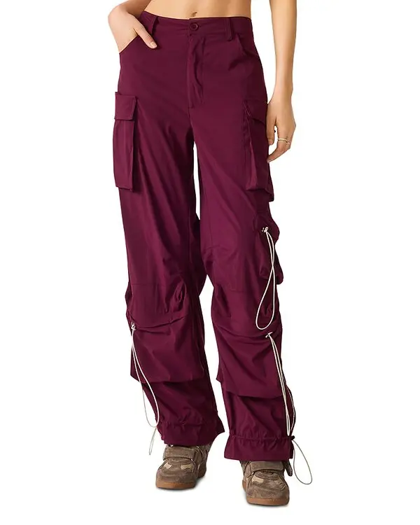 Steve Madden Jacey Drawstring Hem Cargo Pants