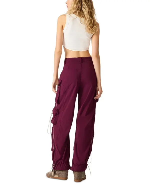 Steve Madden Jacey Drawstring Hem Cargo Pants