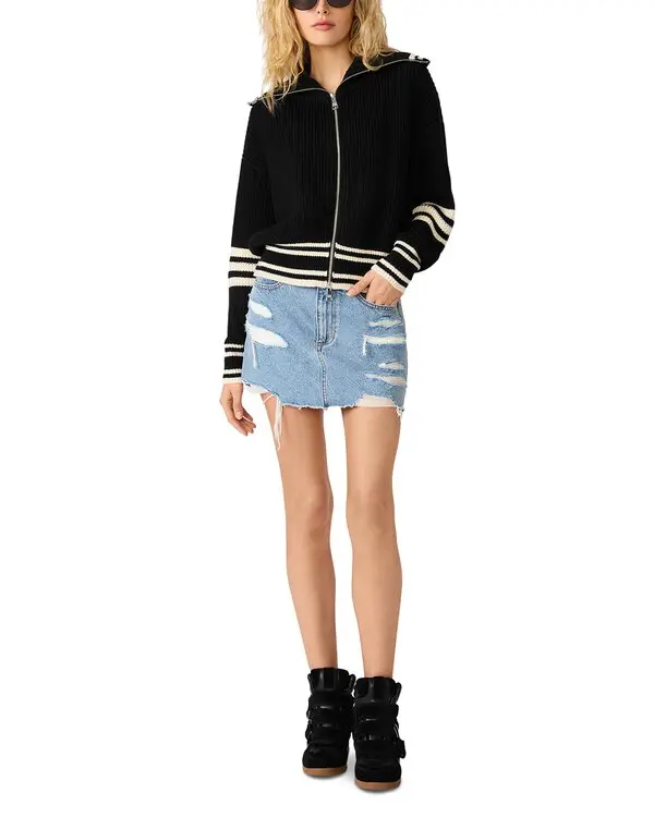Steve Madden Dara Zip-up Sweater