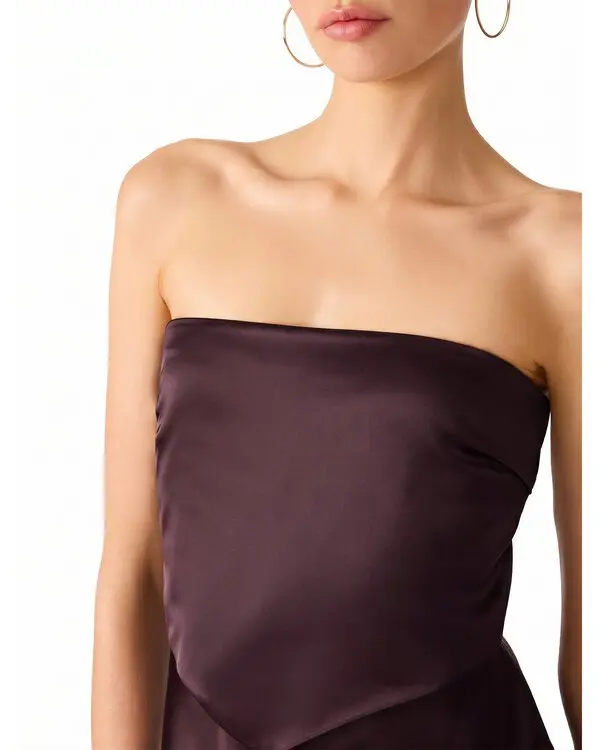 Steve Madden Elaia Gown - Deep Fig