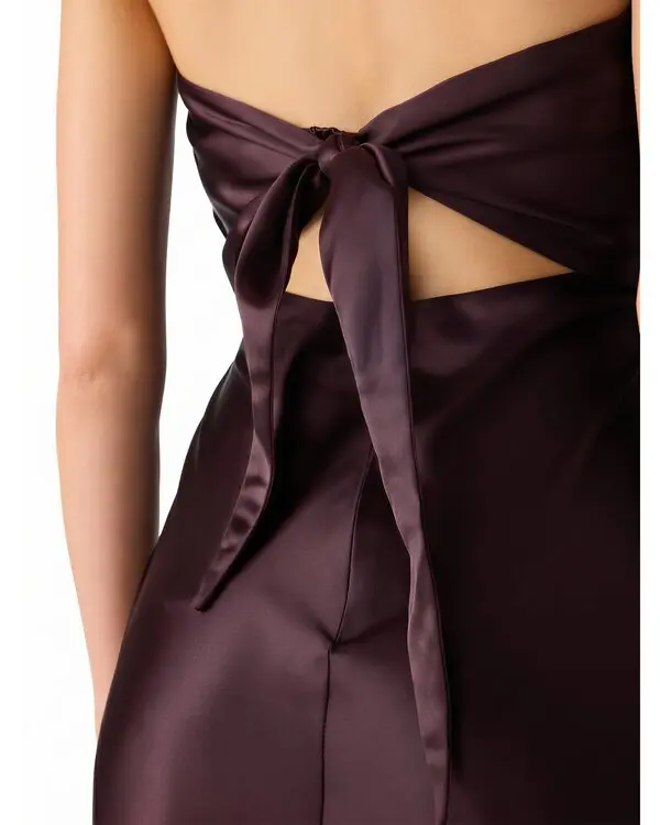 Steve Madden Elaia Gown - Deep Fig