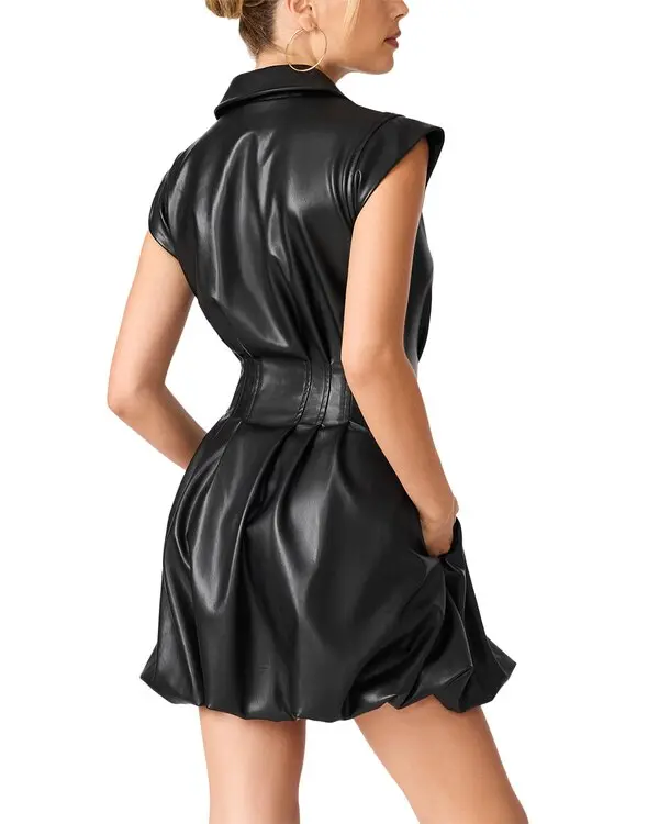 Steve Madden Dyanne Cap Sleeve Bubble Hem Dress