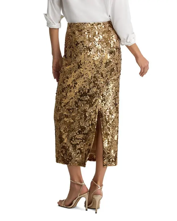 St. John Sequined Maxi Skirt