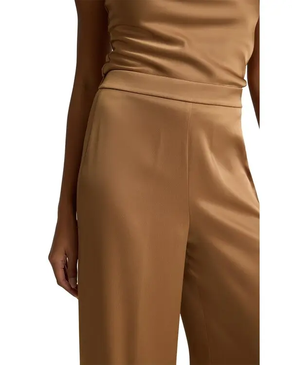 St. John Satin Wide Leg Pants