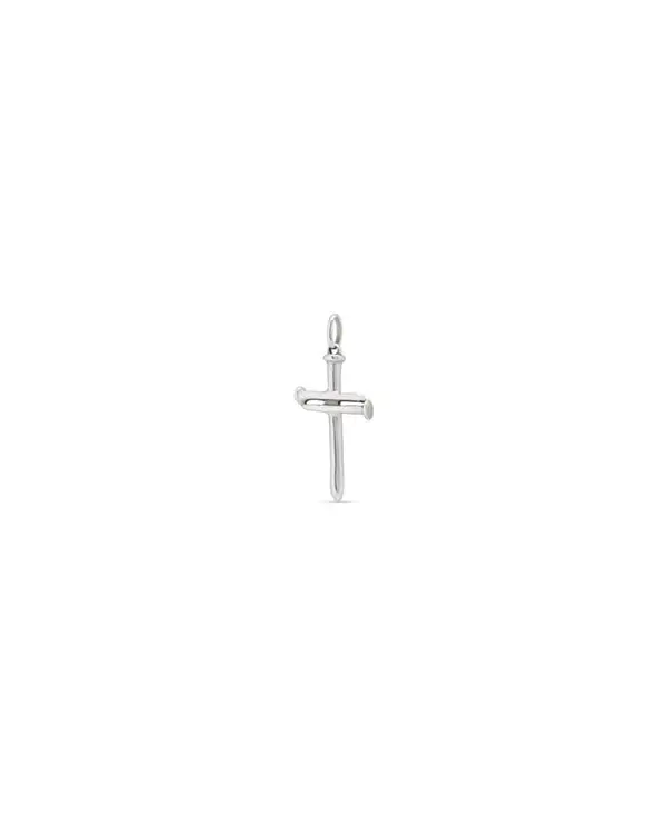 UNODE50 Sterling -plated Cross Charm