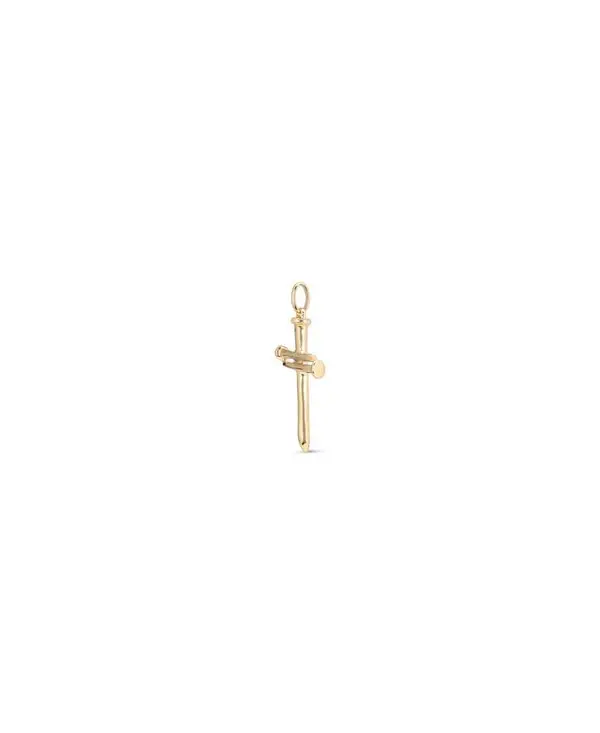 UNODE50 Plated Cross Charm Pendant