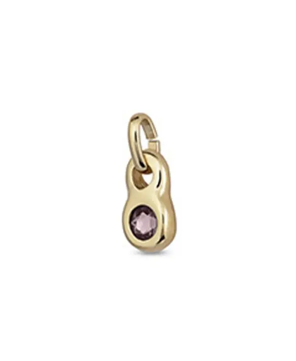 UNODE50 Charm With Pink Crystal