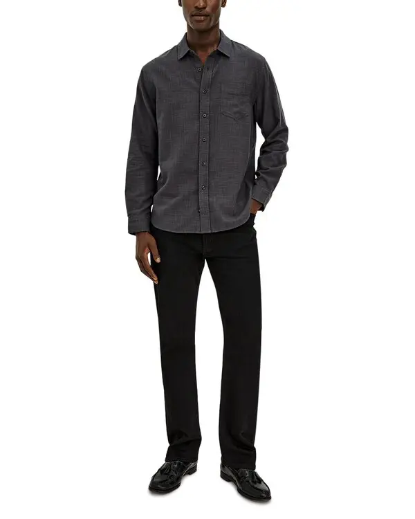 Rails Wyatt Woven Cotton Pocket Shirt - Midnight Etch
