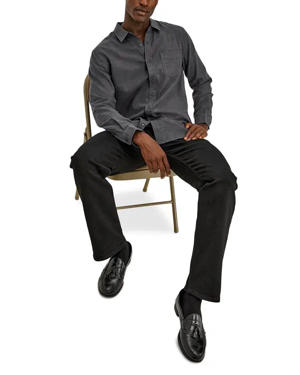 Rails Wyatt Woven Cotton Pocket Shirt - Midnight Etch