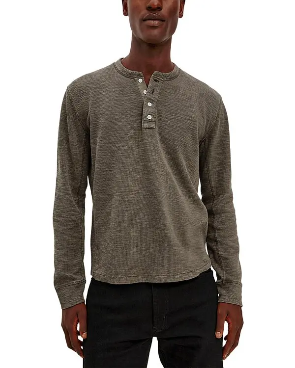 Rails Soto Relaxed Cotton Blend Henley Shirt