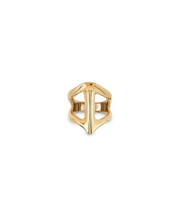 UNODE50 18k -plated Manta Ray Ring - Gold