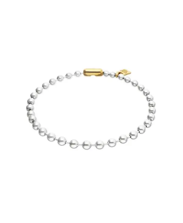UNODE50 Sterling Plated Ball Necklace - Silver