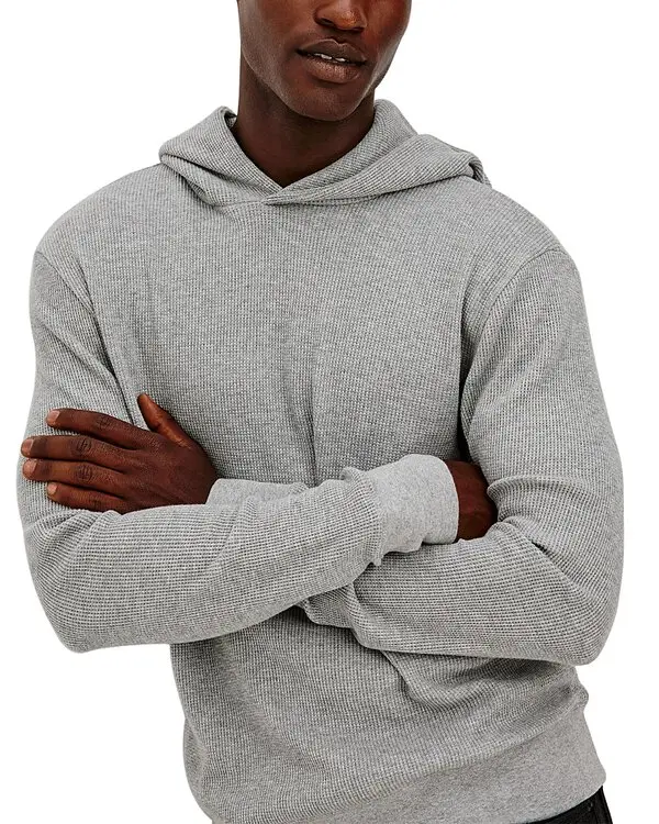 Rails Gates Relaxed Fit Hooded Sweatshirt - Heather Grey