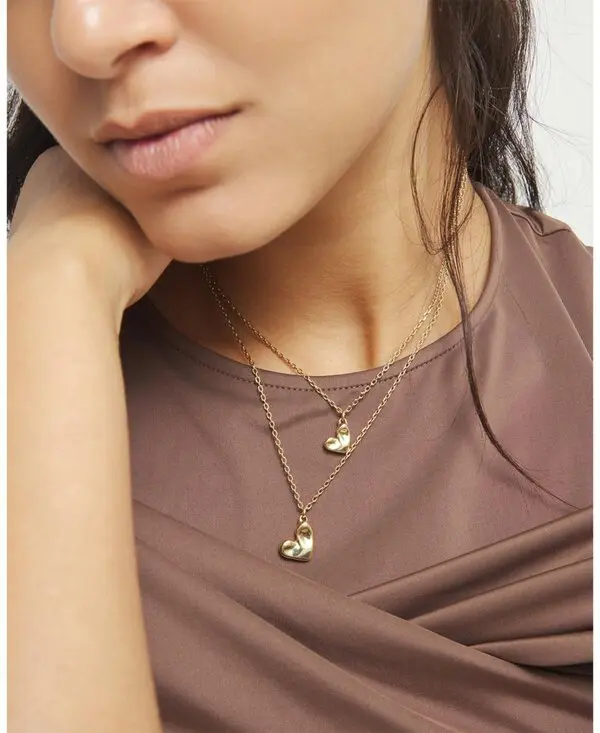 UNODE50 Double Heart Necklace