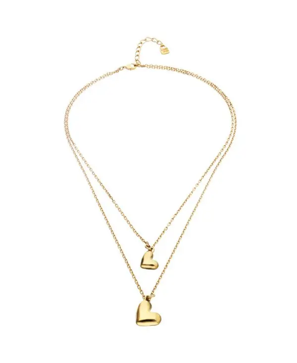 UNODE50 Double Heart Necklace