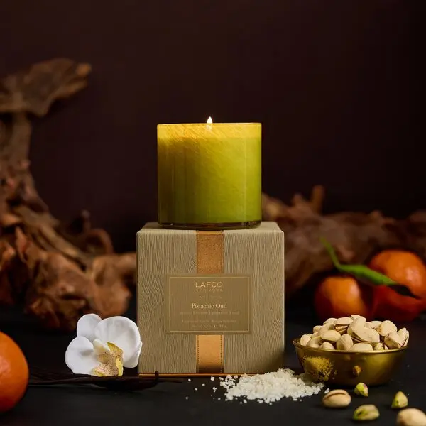 LAFCO NEW YORK Pistachio Oud Classic Candle 6.5 Oz