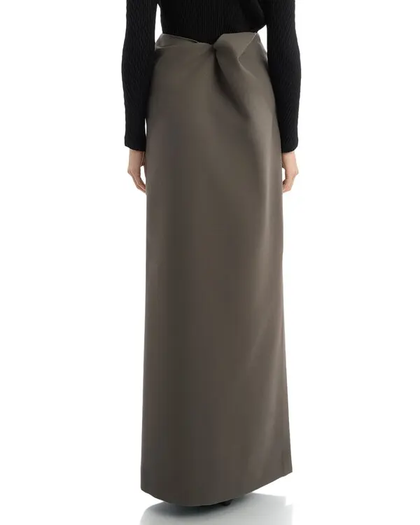 Issey Miyake Gathered Maxi Skirt