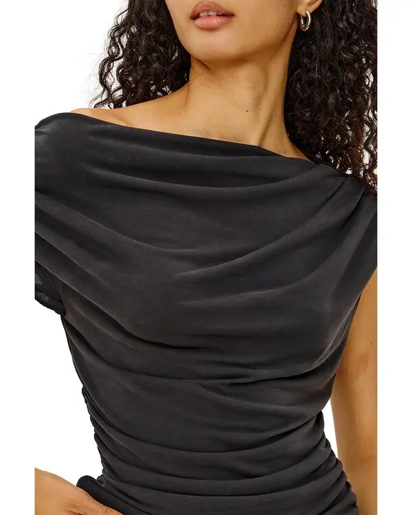Rails Dominic Draped Boat Neck Top