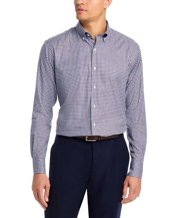 Peter Millar Liam Crown Soft Twill Classic Fit Sport Shirt - Grapeseed