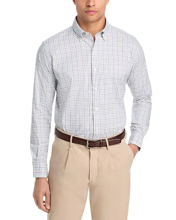 Peter Millar Bruce Crown Lite Stretch Classic Fit Sport Shirt - Navy