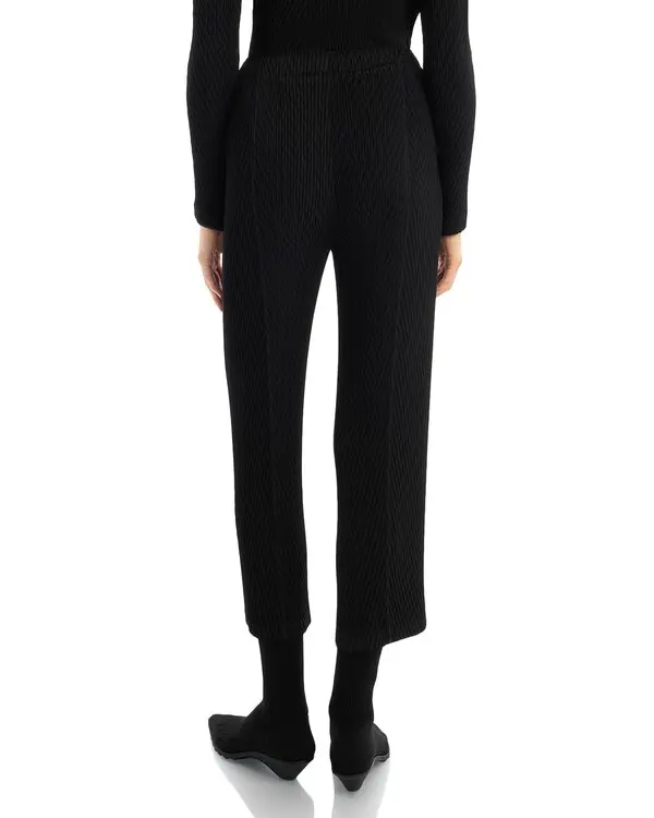 Issey Miyake Rhombus Pleat Textured Crop Pants
