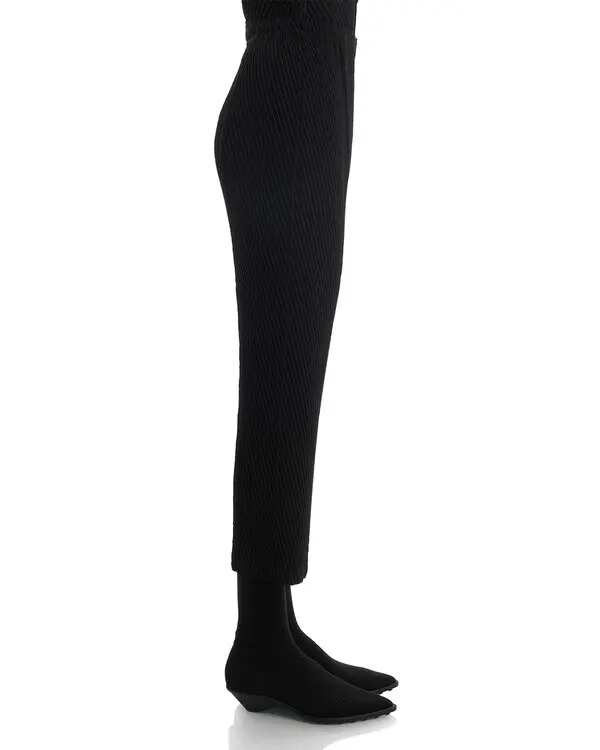 Issey Miyake Rhombus Pleat Textured Crop Pants