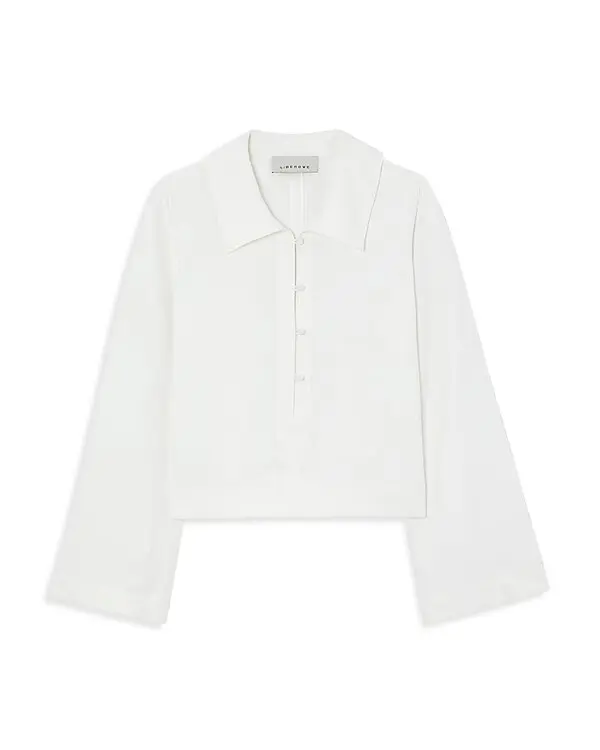 LIBEROWE Francis Linen Polo Top