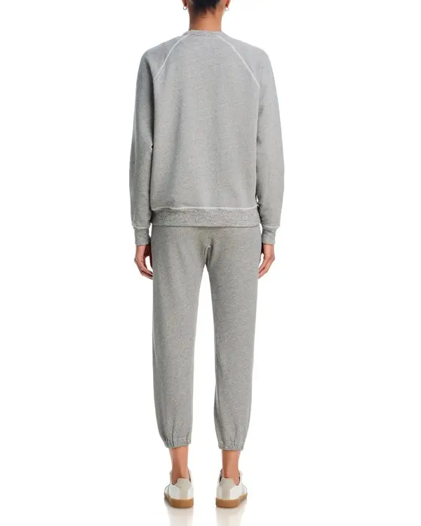 The Great. The Stadium Cotton Blend Ankle Sweatpants