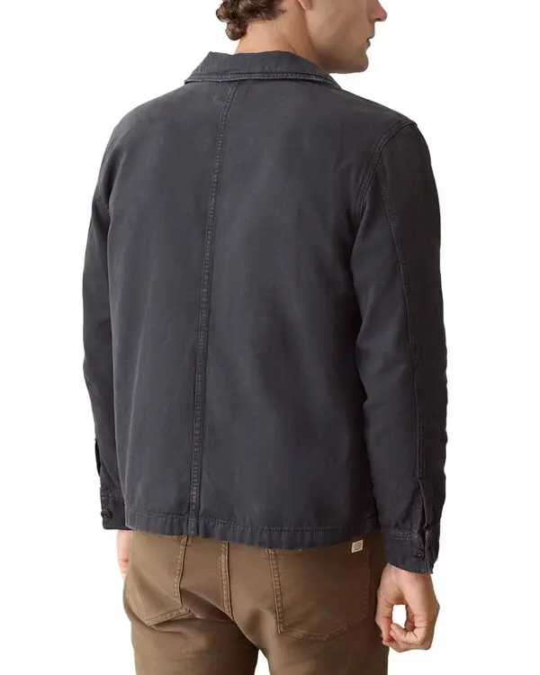 Marine Layer Patrick Collared Overshirt - Faded Black