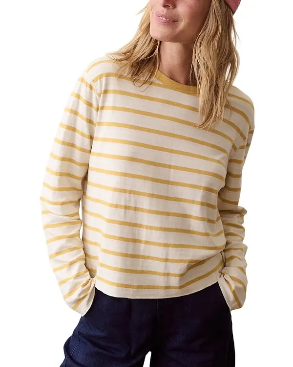 Marine Layer Juno Double Knit Long Sleeve Tee