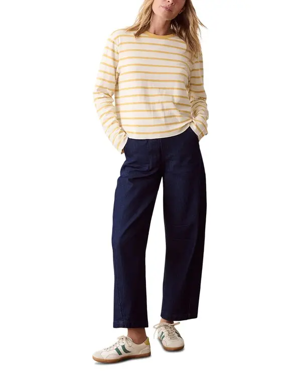 Marine Layer Juno Double Knit Long Sleeve Tee