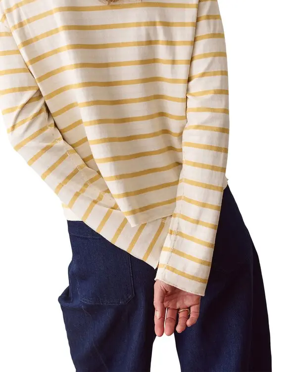 Marine Layer Juno Double Knit Long Sleeve Tee