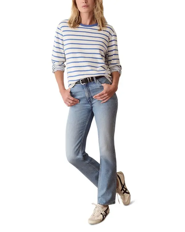 Marine Layer Juno Double Knit Long Sleeve Tee