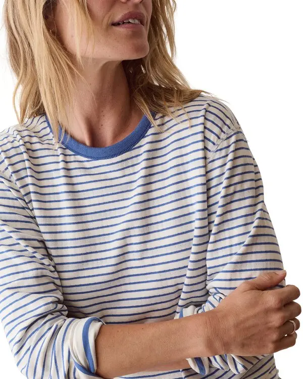 Marine Layer Juno Double Knit Long Sleeve Tee