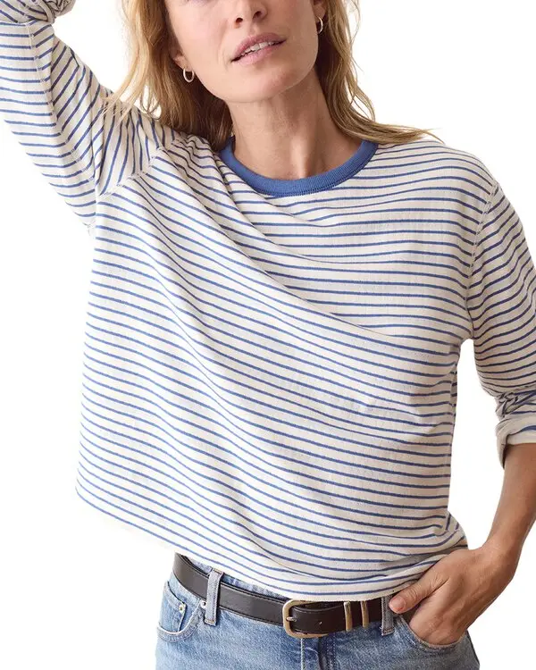 Marine Layer Juno Double Knit Long Sleeve Tee
