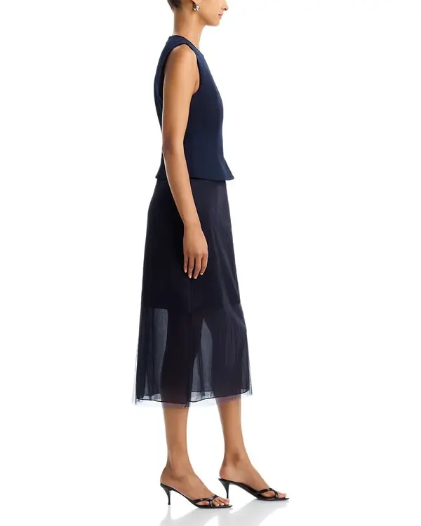 JASON WU Cady Layered Sleeveless Cocktail Dress