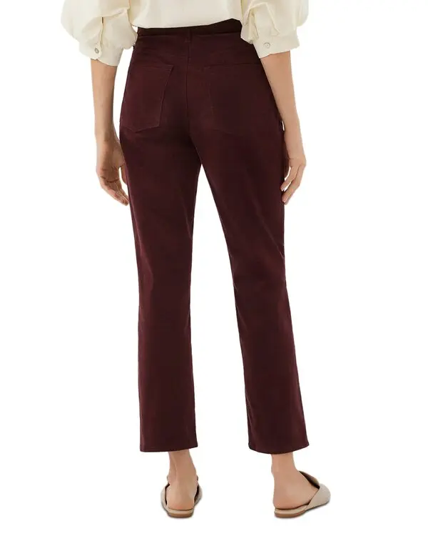 Karen Kane High Rise Corduroy Ankle Pants