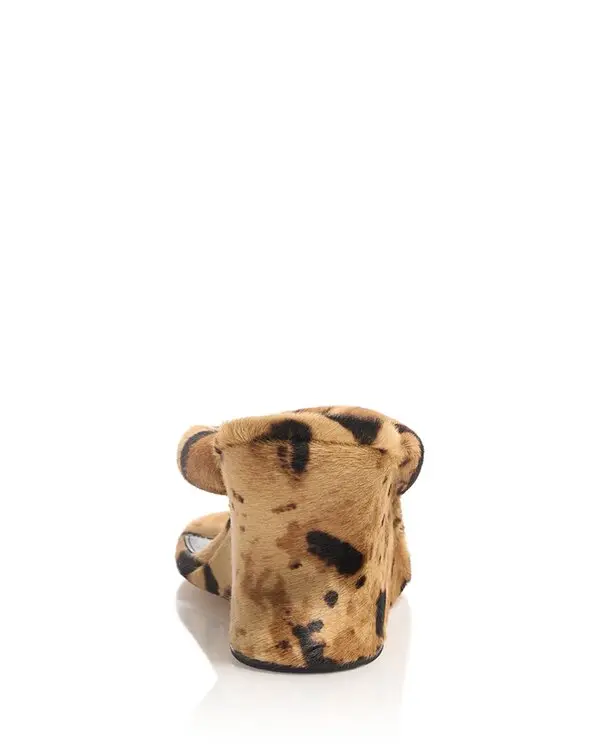 Balenciaga Ocelot Print Wedge Sandals