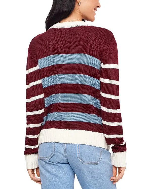 Karen Kane Striped Crewneck Sweater
