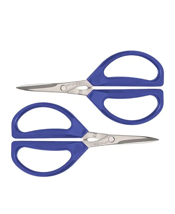 JOYCE CHEN Original Unlimited Kitchen Scissors 2-pack, 3.25 L X 0.4 W X 6.3 H - Blue