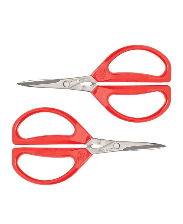 JOYCE CHEN Original Unlimited Kitchen Scissors 2-pack, 3.25 L X 0.4 W X 6.3 H - Red
