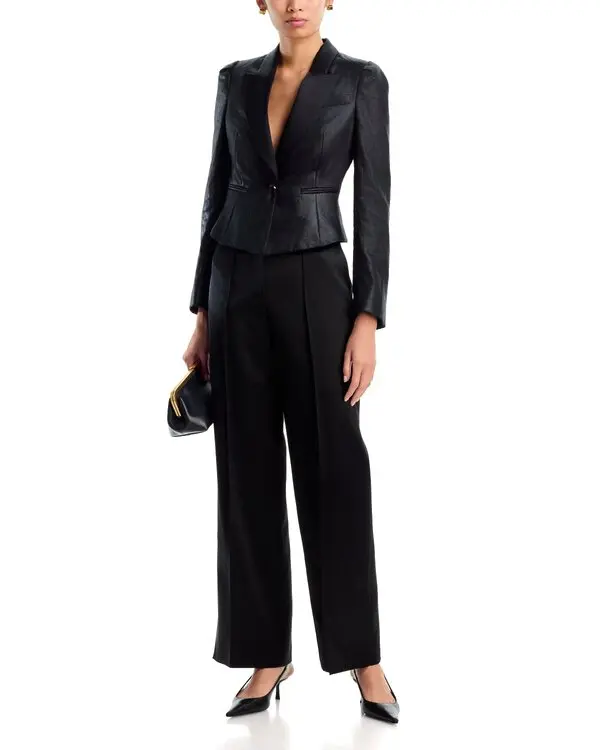 Alexander McQueen Linen Short Blazer